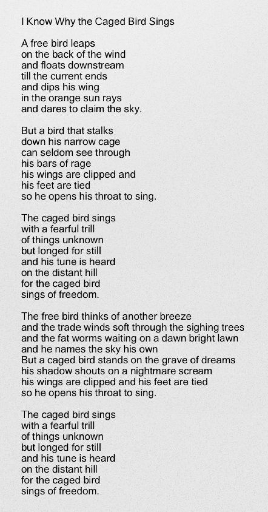 Still It Sings..