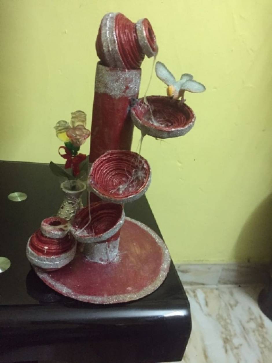 Paper craft;paper fountain