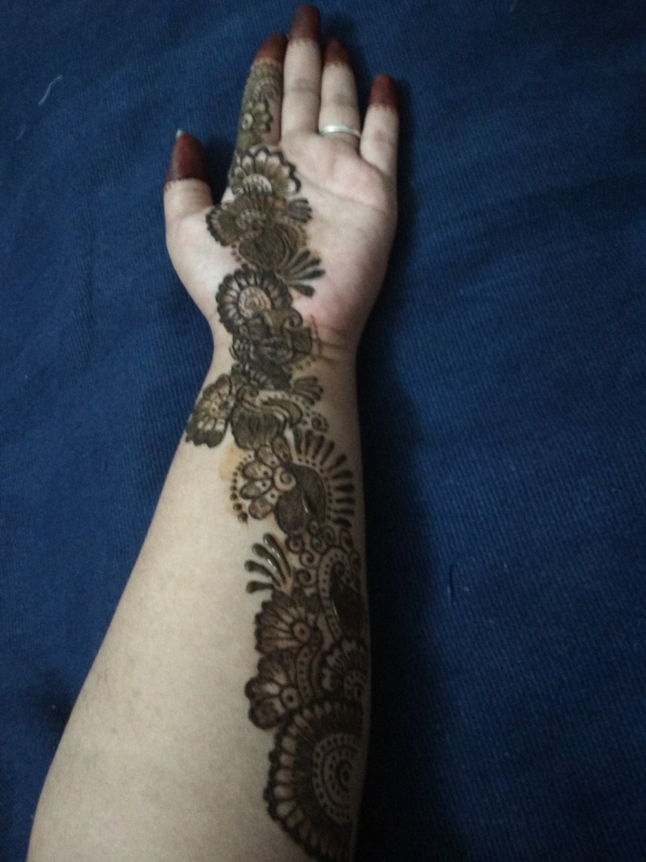 My drawn mehendi..