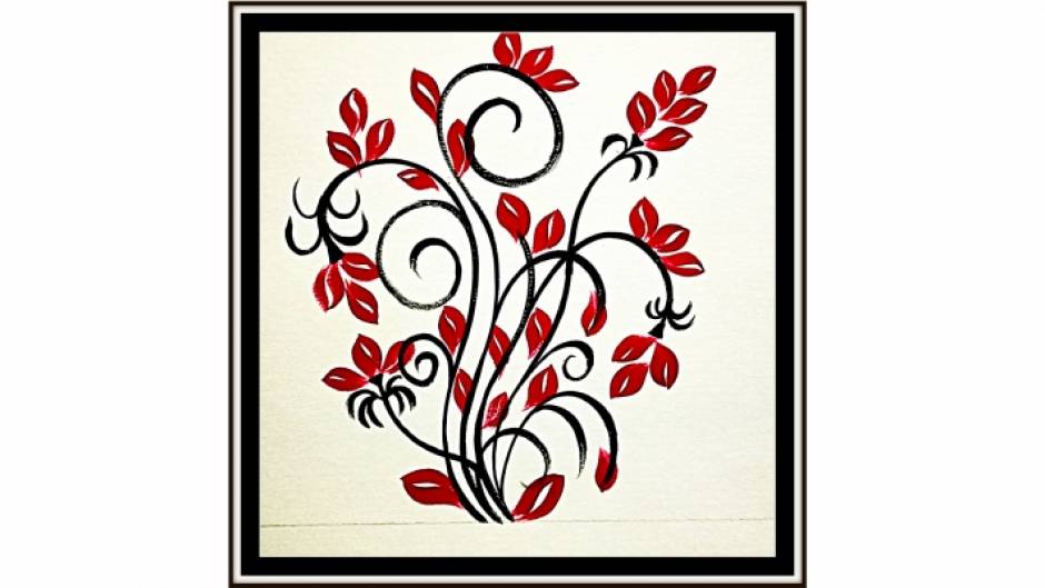 DIY : How To Make One Stroke Wall Art Design | Room Decor