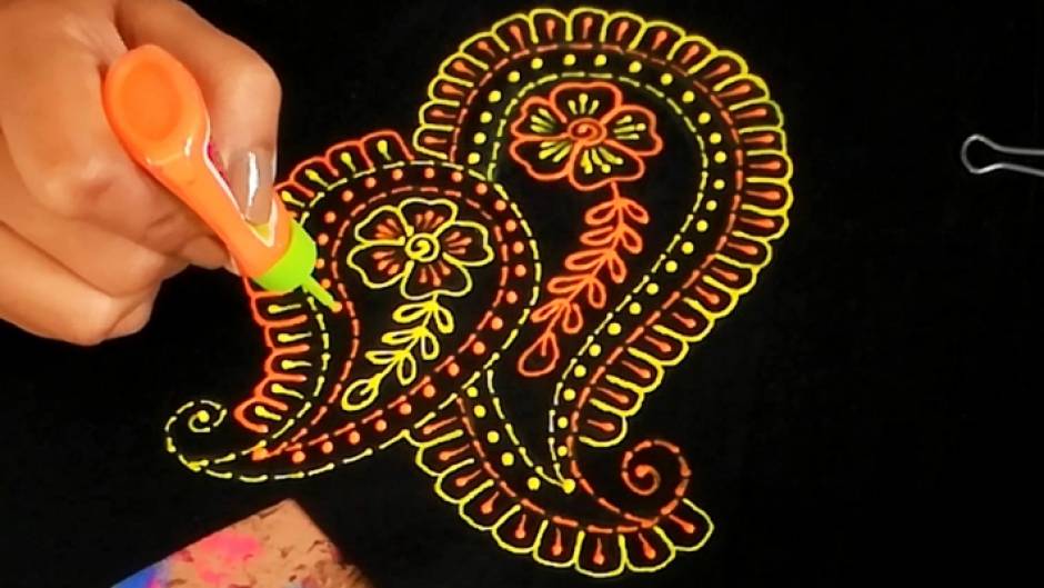 Liquid Embroidery design for Suits