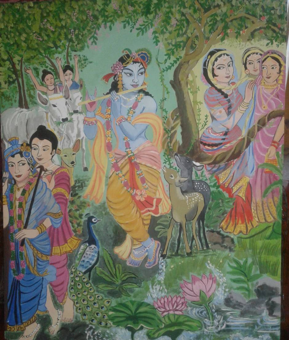 Krishna radha raslila at vrindawan dham