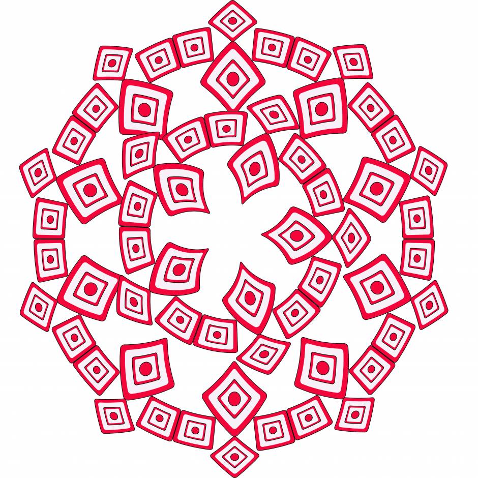 Digital mandala art