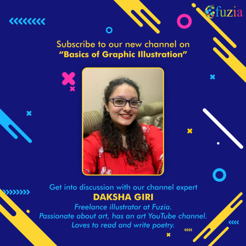 Basics of graphic illustrations by Daksha!