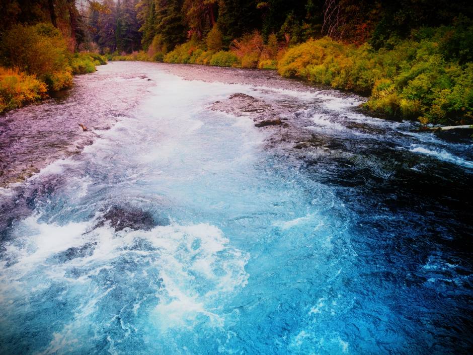 Metolius River at Wizard Falls