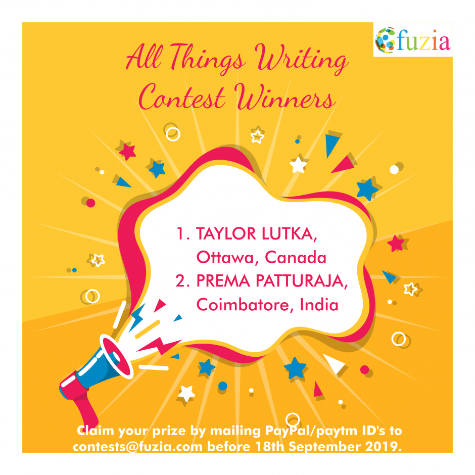 All things Writing: Winners