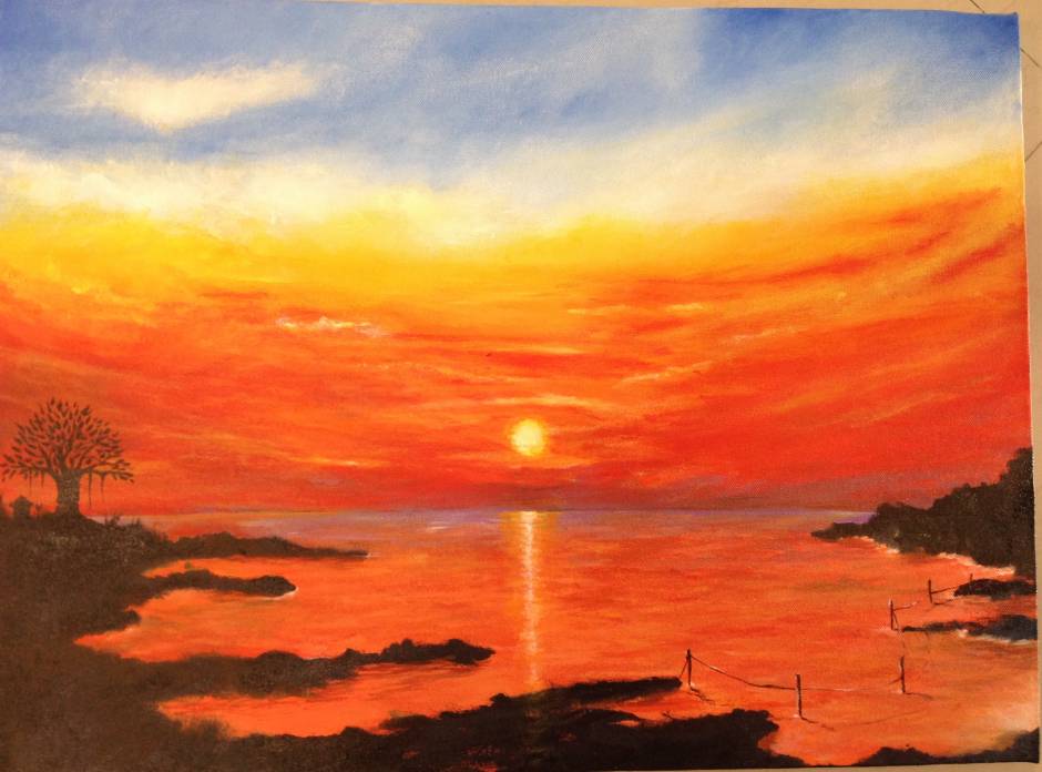Sunset at Daman