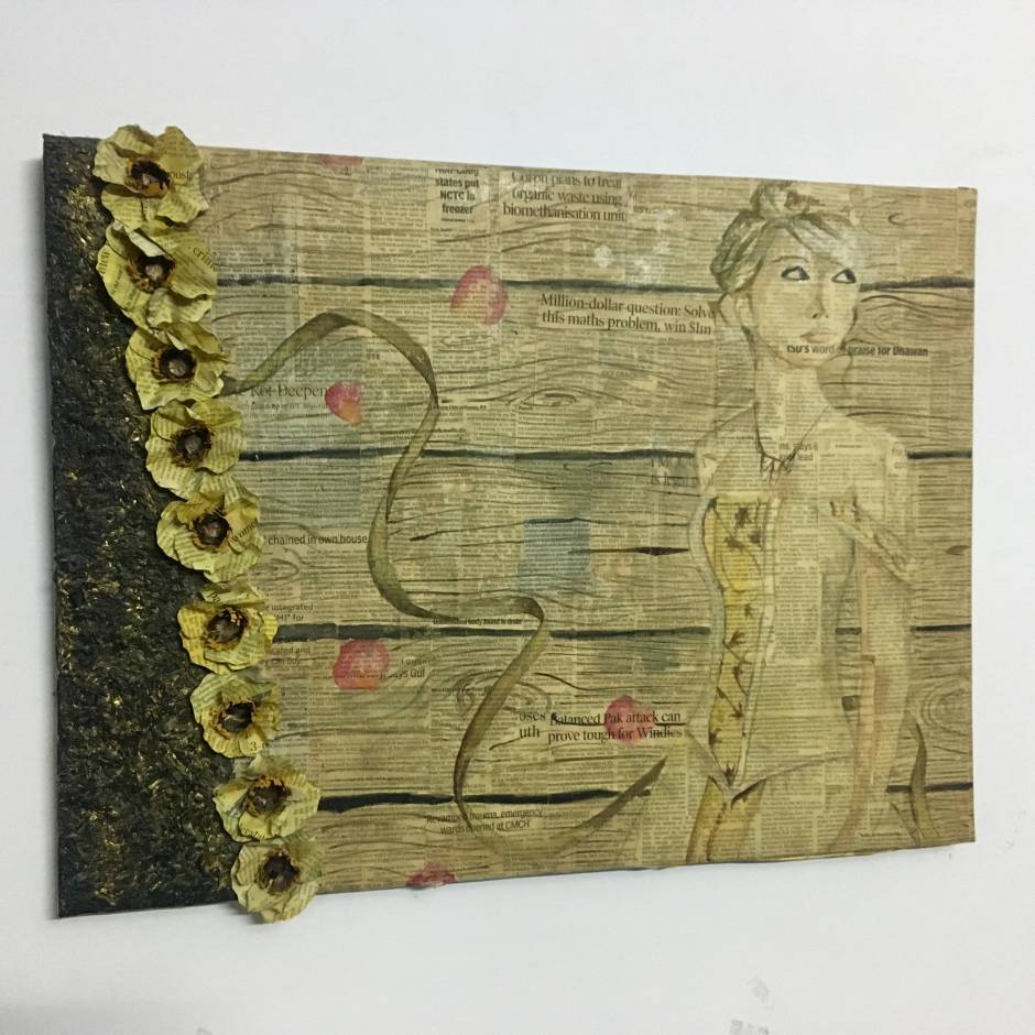 Watercolour paper craft