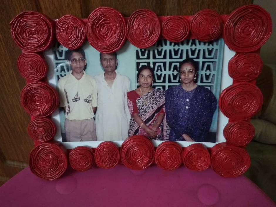 Handmade photo frame