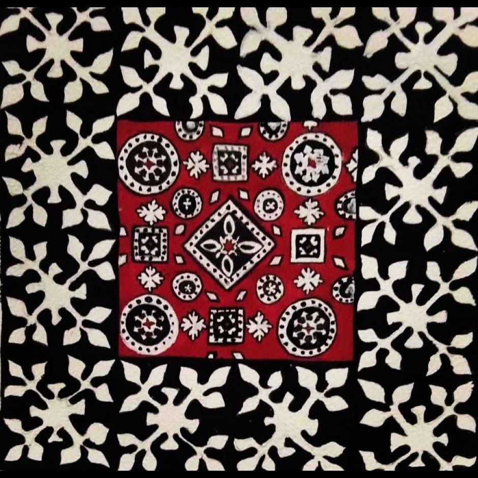 Ajrak Design self made design