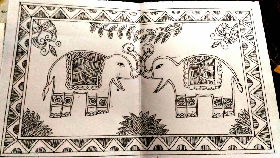 Happy bihar divas #madhubani painting #folkart #proud bihari