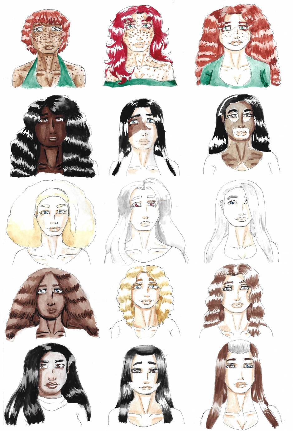 Ladies of many colors