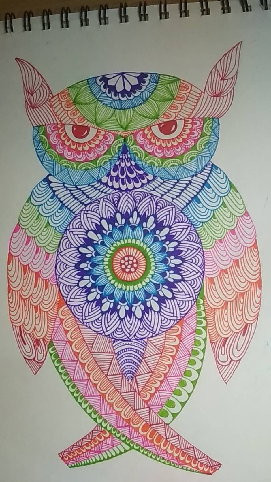Owl mandala