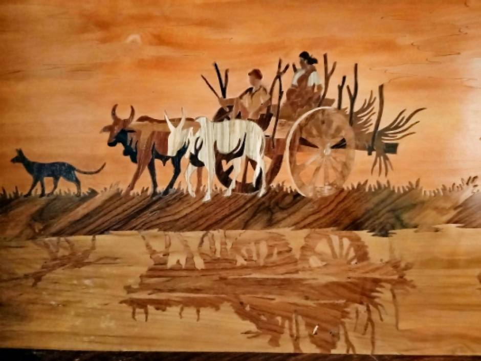 Wooden inlay painting, my favorite collection.