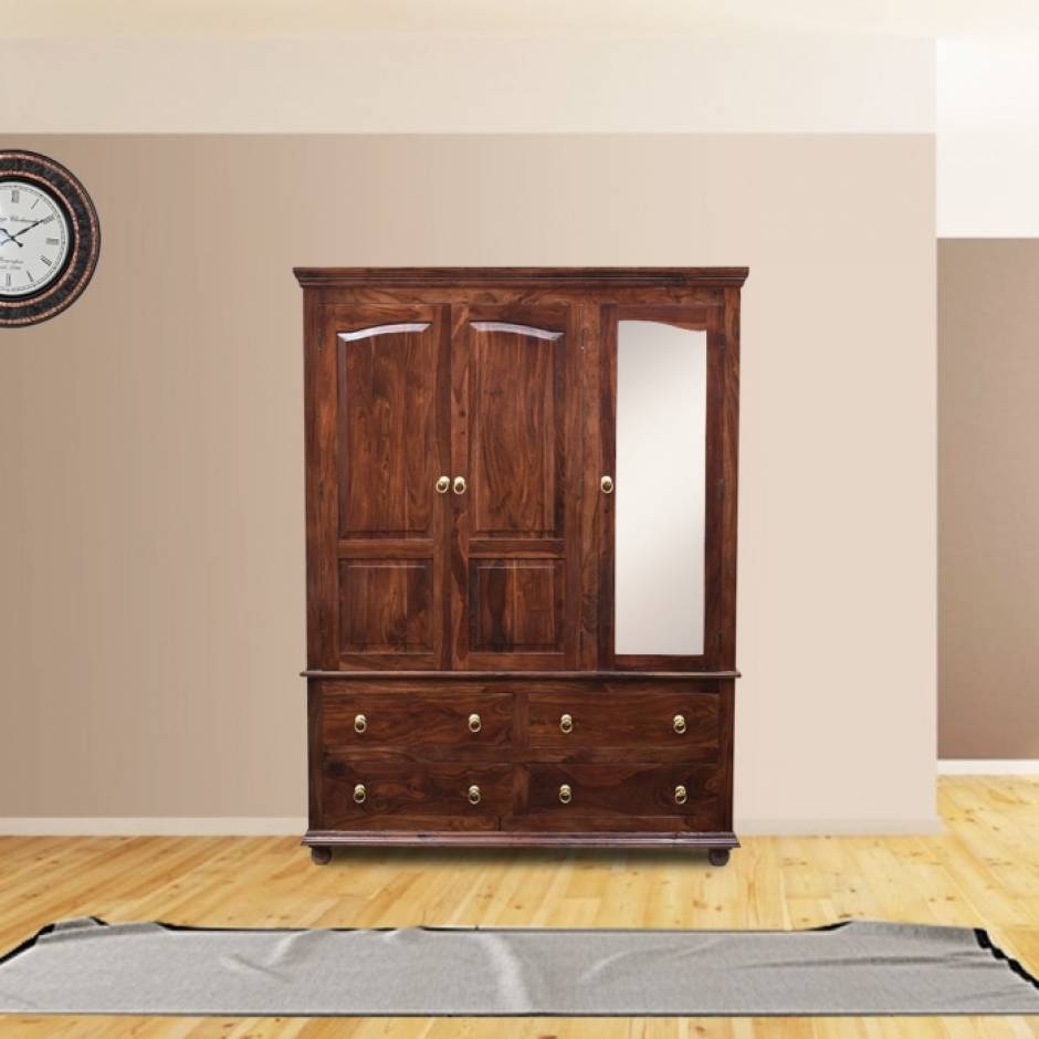 Modern Bedroom Wardrobe with Mirror