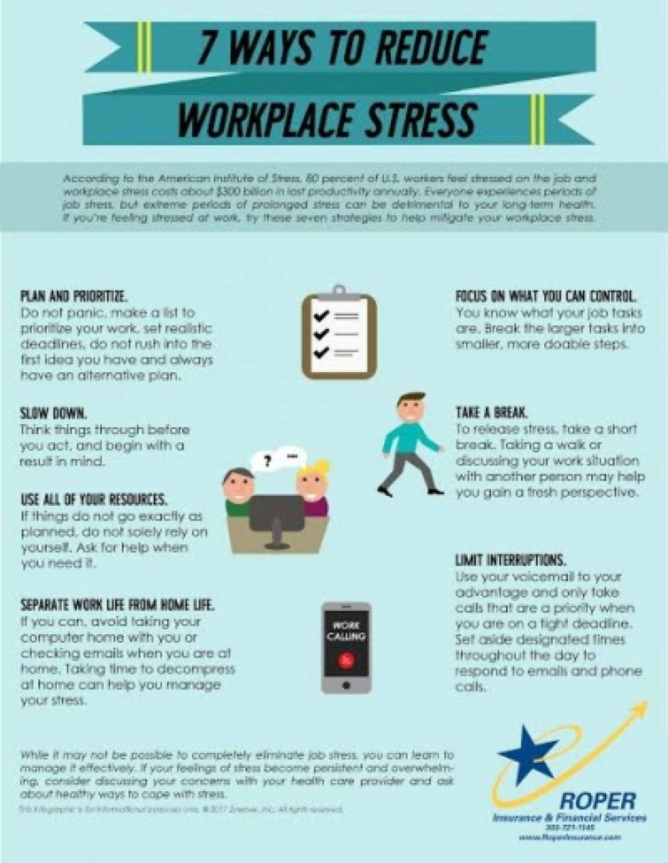 How to reduce work stress?