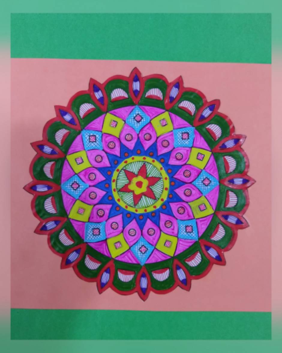 Mandala colouring