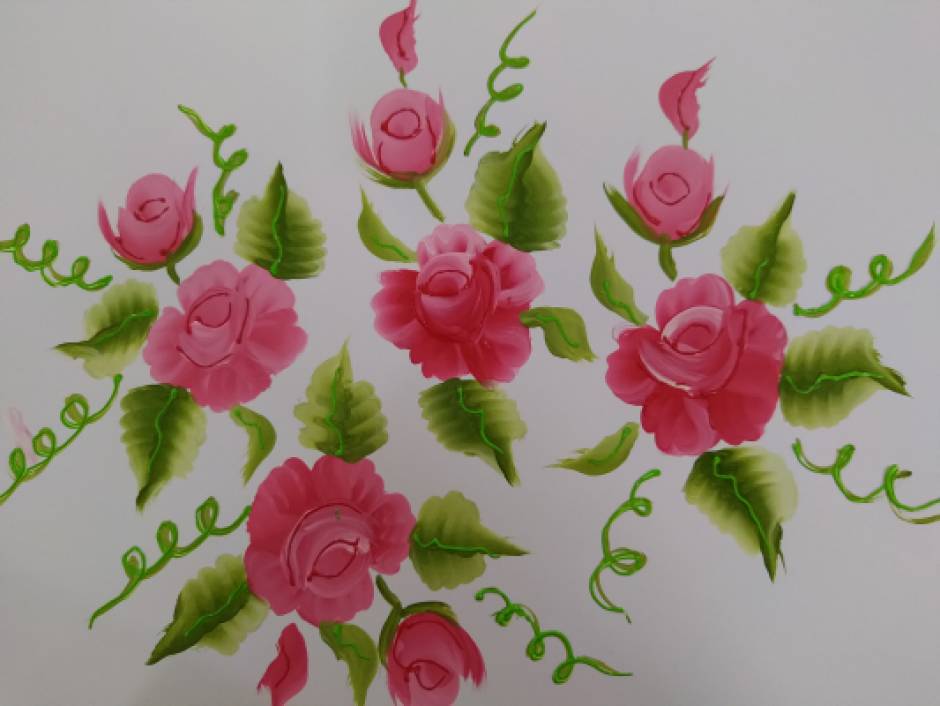 One stroke painting DIY