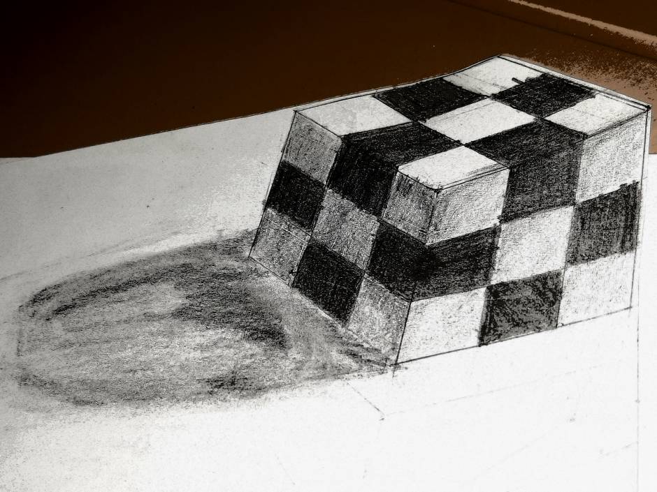 3D and reality square box