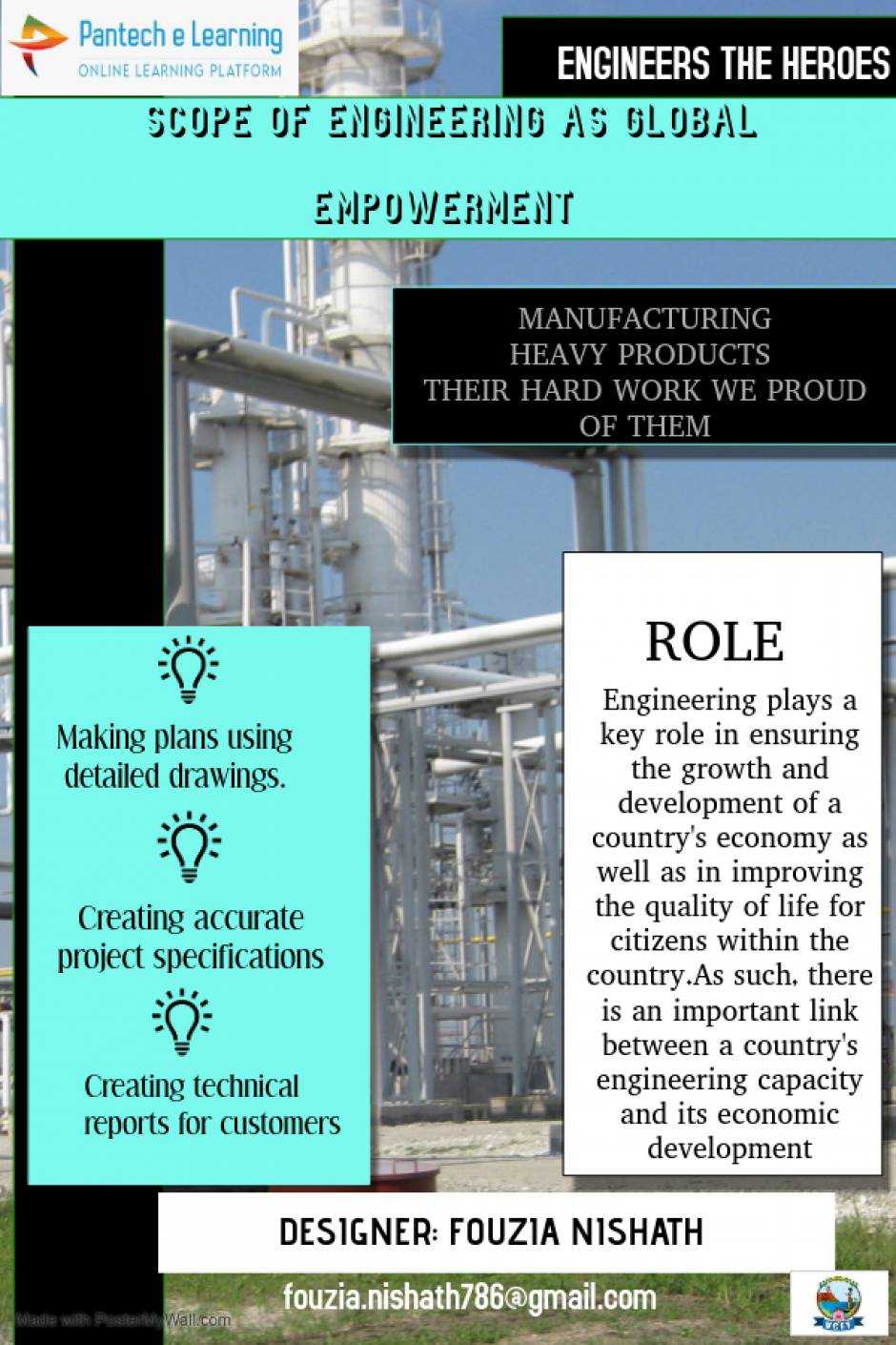Poster making empowerment of engineers