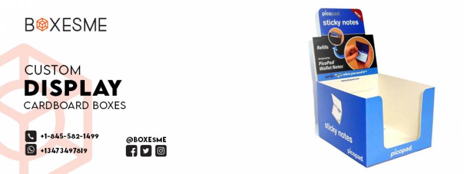 We use durable materials for cardboard display boxes