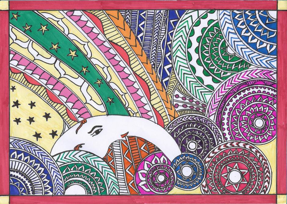 Elephant Mandala Art