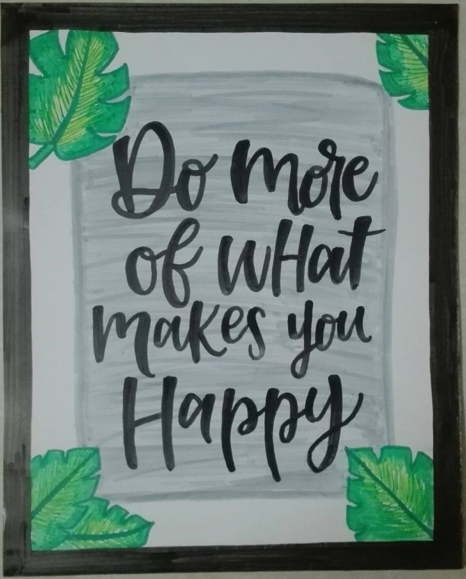 Handlettered Quote