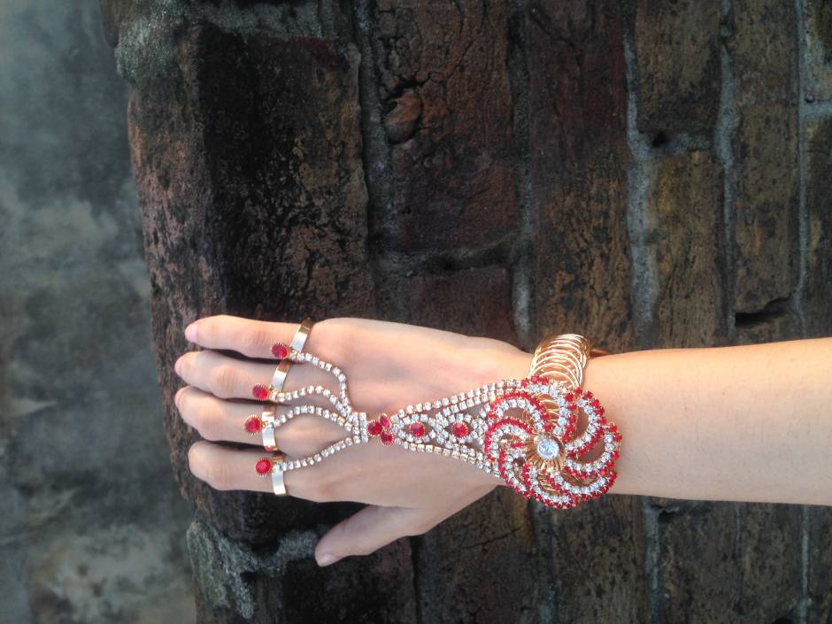 My beautiful hand with braslet