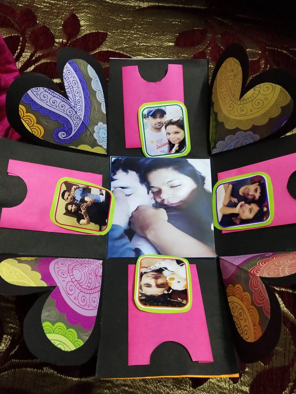 Magic box greeting card for my pati dev