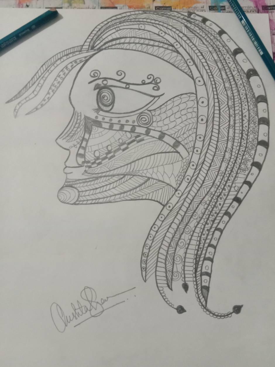 Zentangle Girl