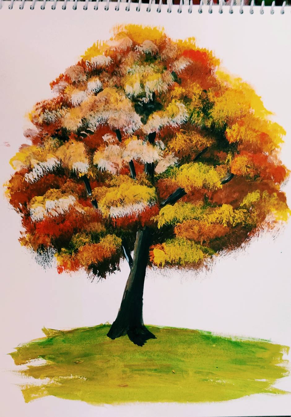 Tree rich of colours