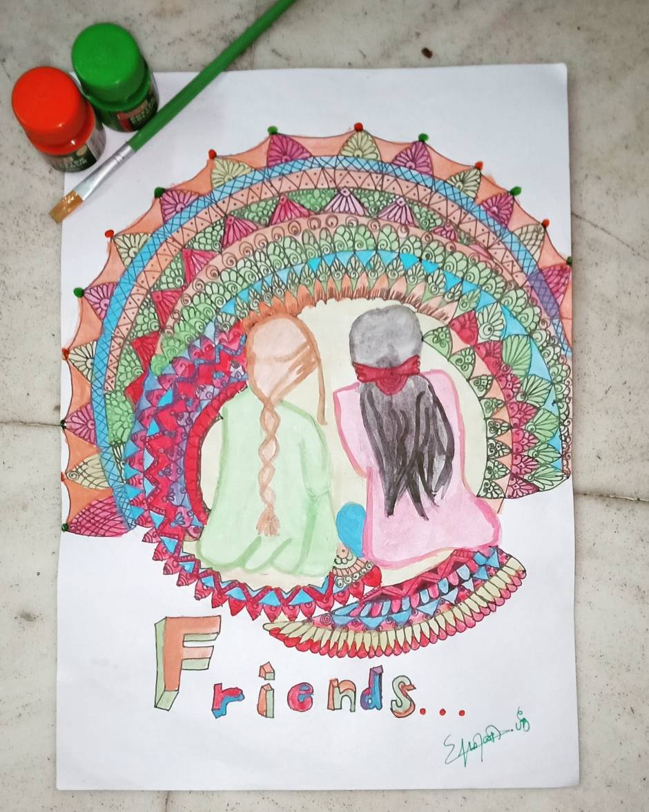 Friendshipday mandala....