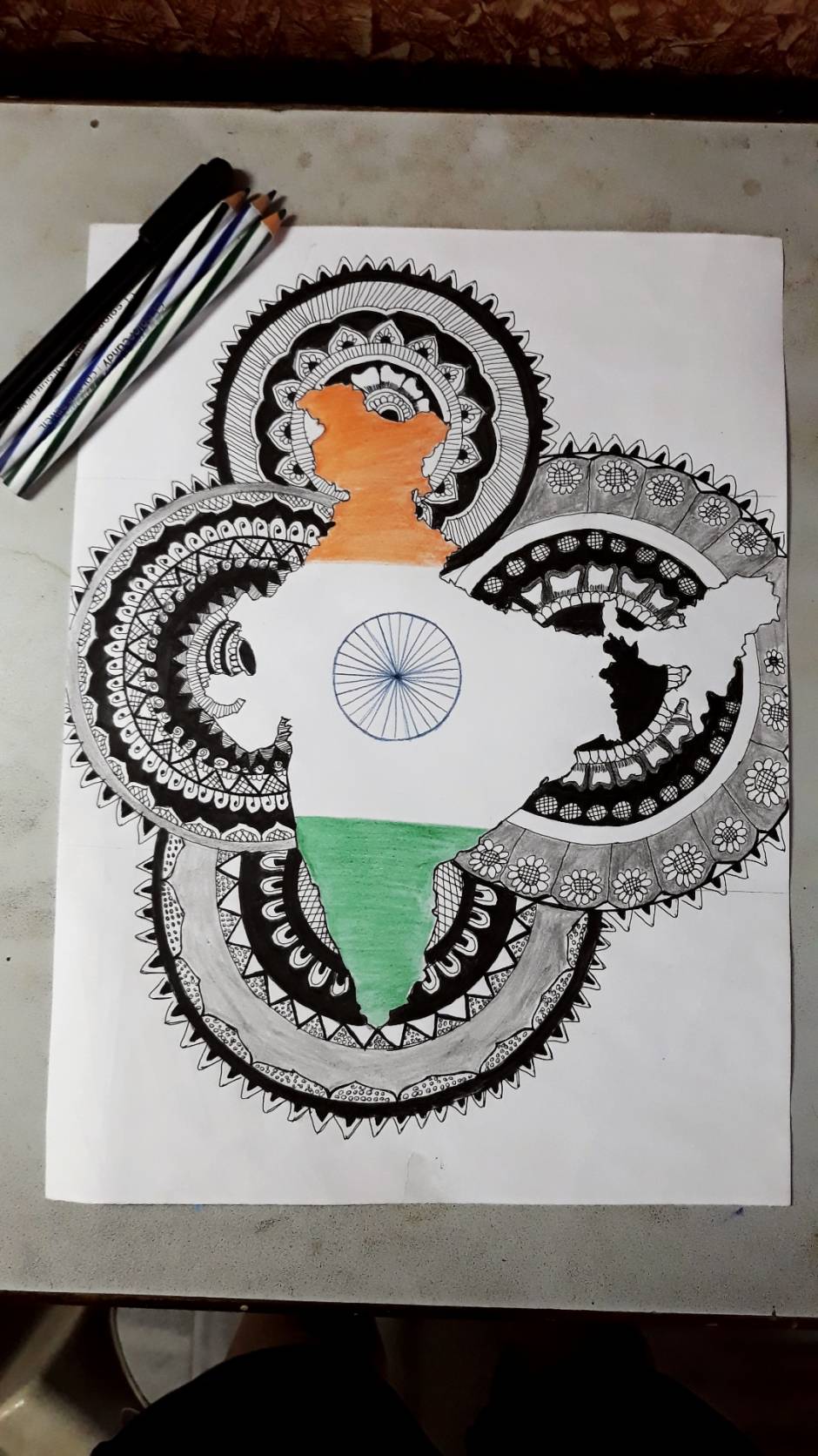 Independence Day mandala