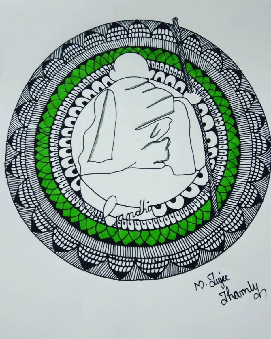 Mahatma Gandhi mandala