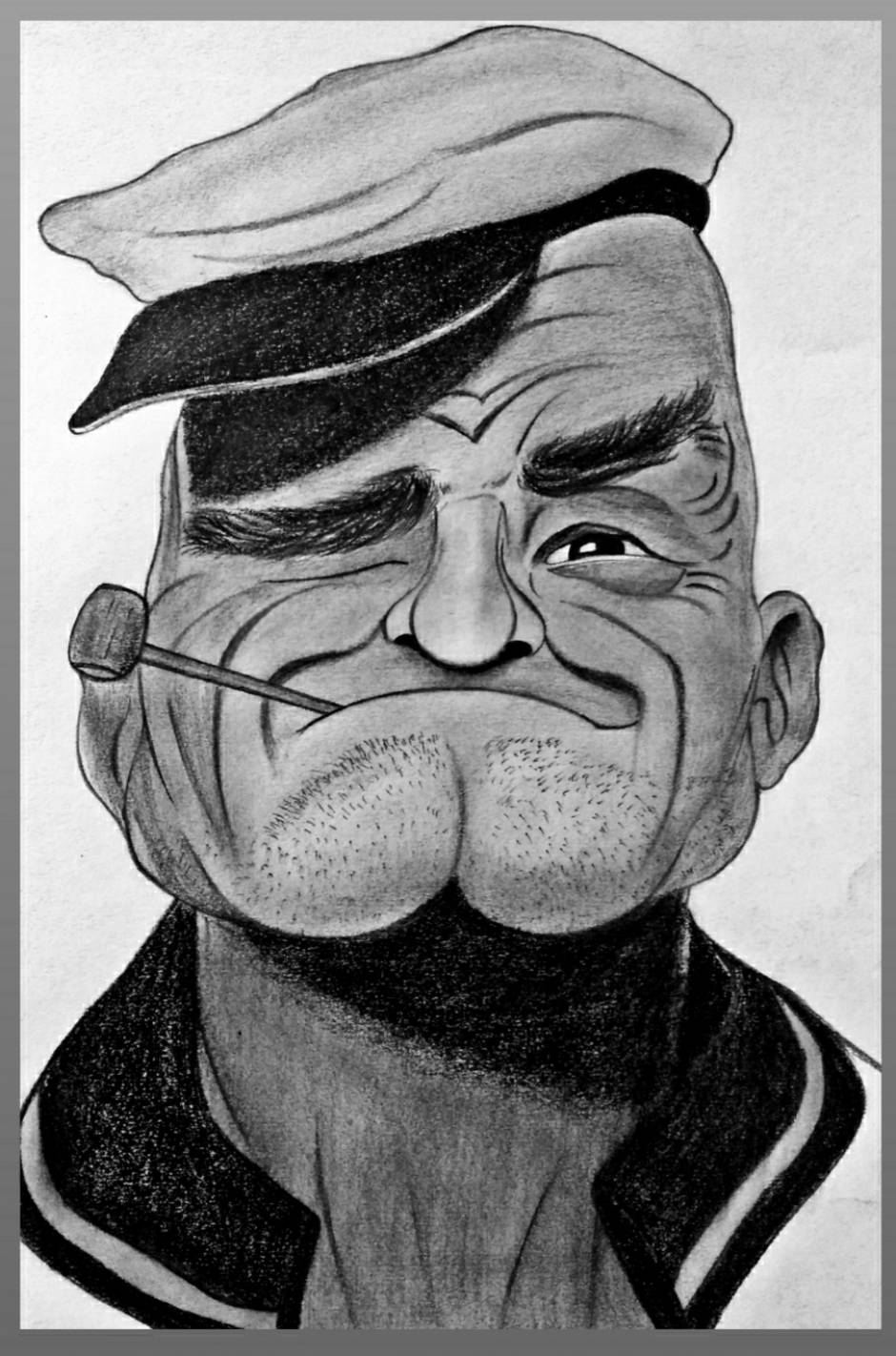 Weird Face art by @ajitnaik_arts