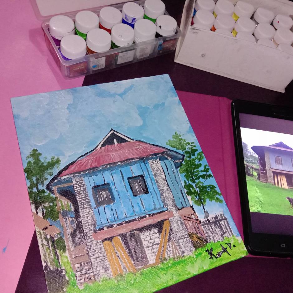 Traditional Sikkimese house...