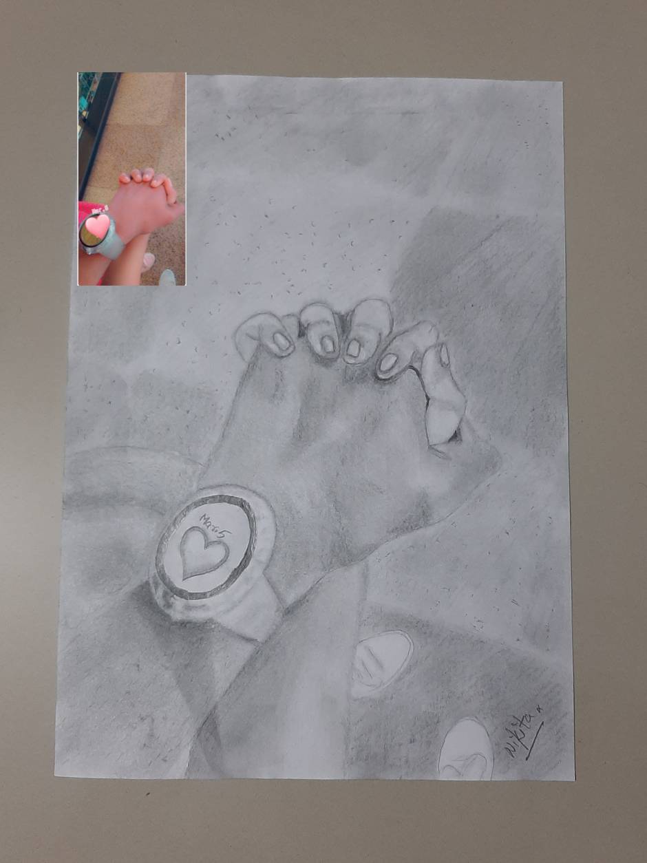 Custom Pencil sketch.