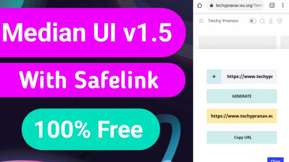 Median Ui 1.5 Safelink Blogger Template Free Download