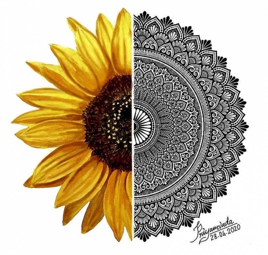 Sunflower Mandala