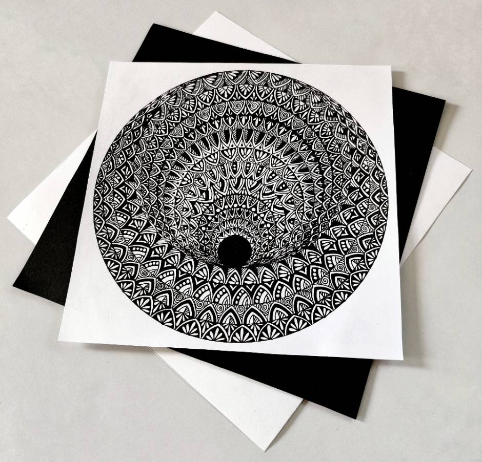 Optical Illusion Mandala