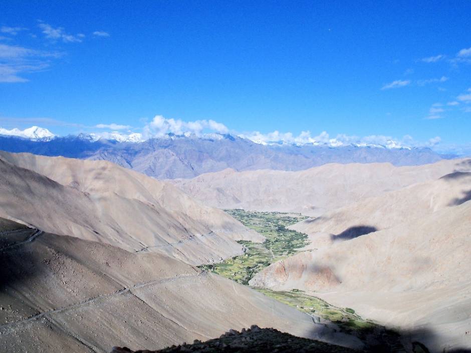 Leh City Aerial View