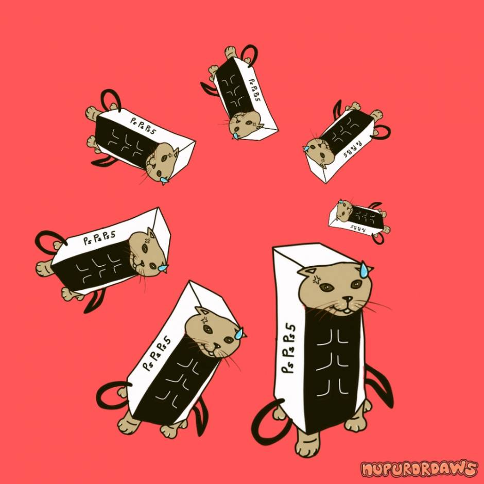 Cat but PS5 version