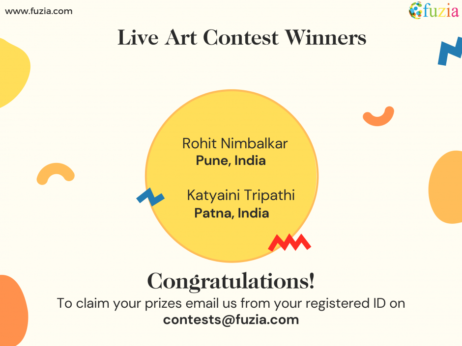 Live Art Contest Winners