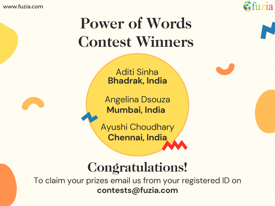 Power of Words Contest Winners