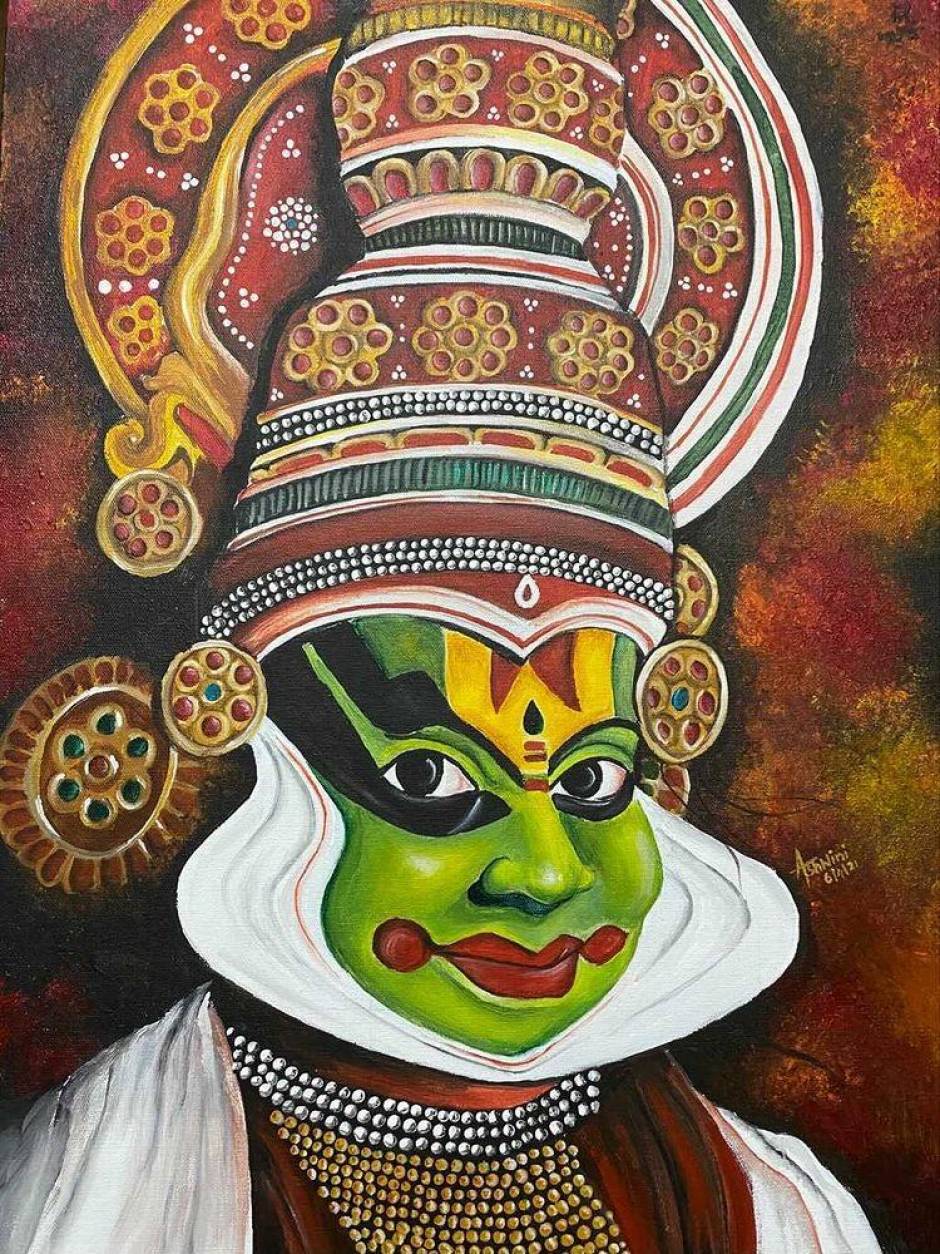 Kathakali and mural