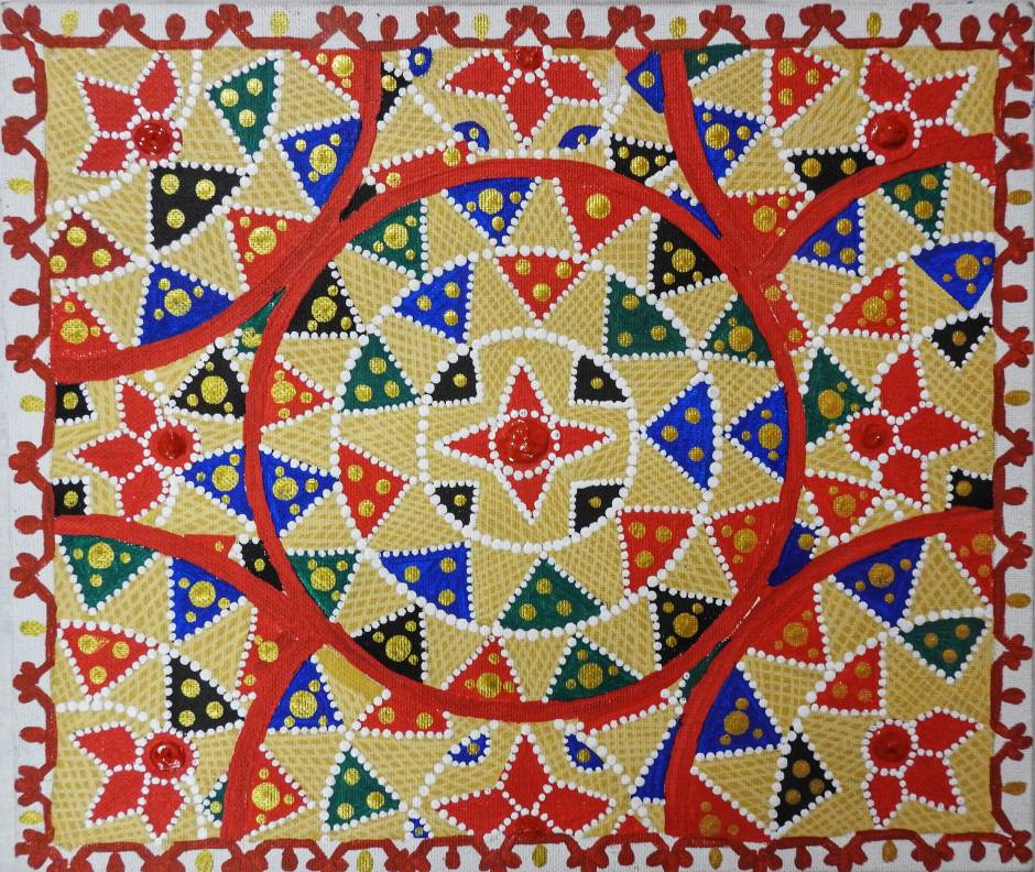 'Japi'Mandala Art wall painting