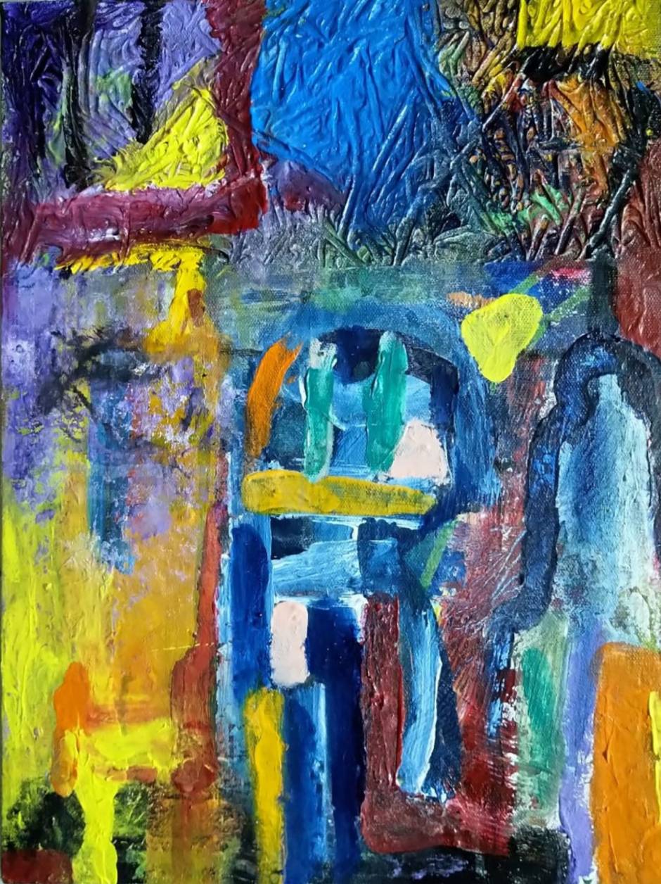 Visual arts- Abstract painting