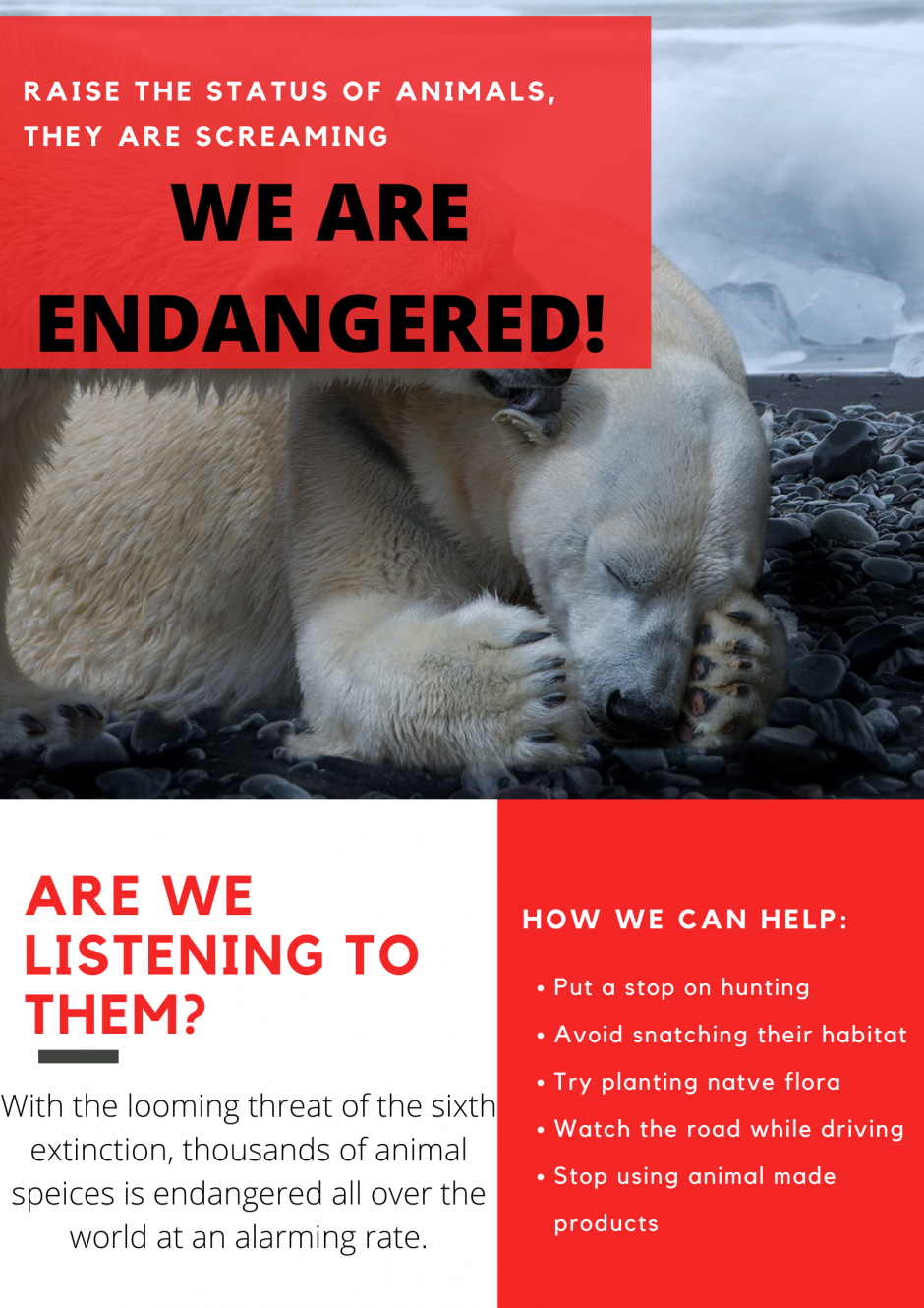 THIS ANIMAL DAY, LET'S PLEDGE TO SAVE THEM!