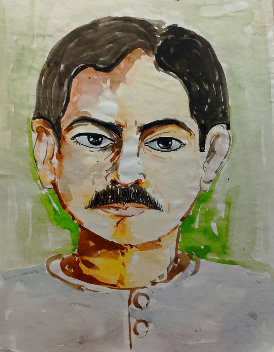 Portrait of Munshi Premchand