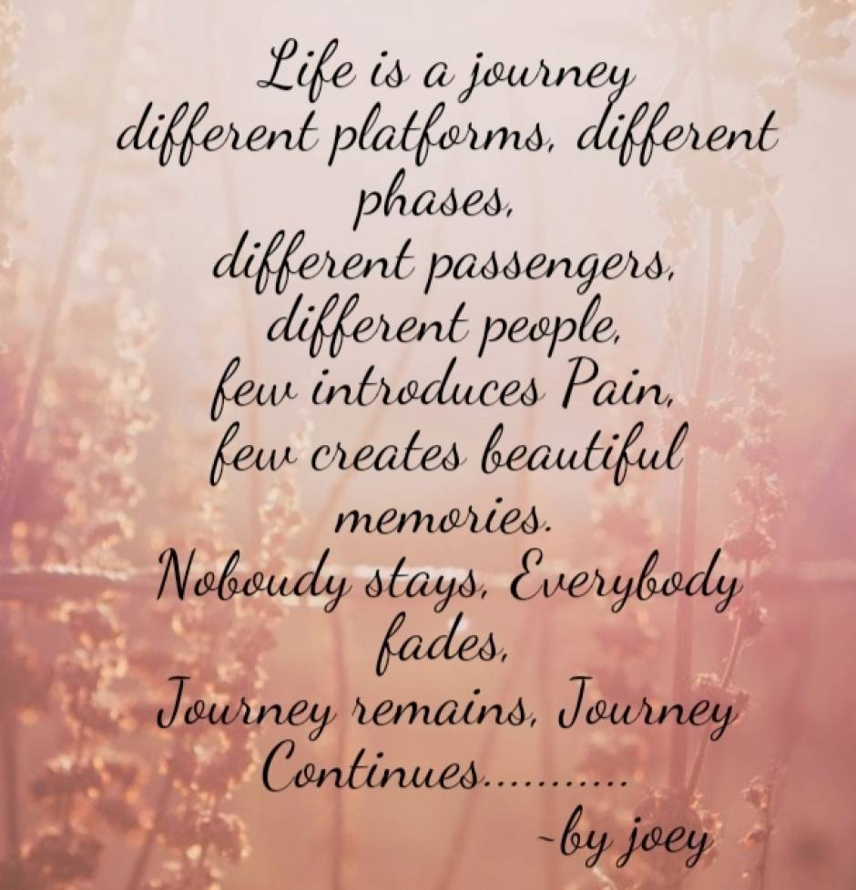 Poem: Life is a Journey